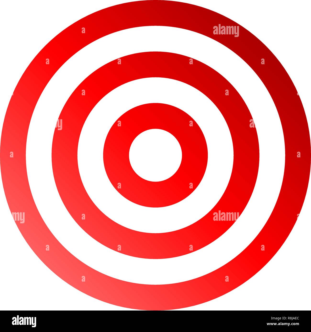 Target sign - red gradient transparent, isolated - vector illustration ...