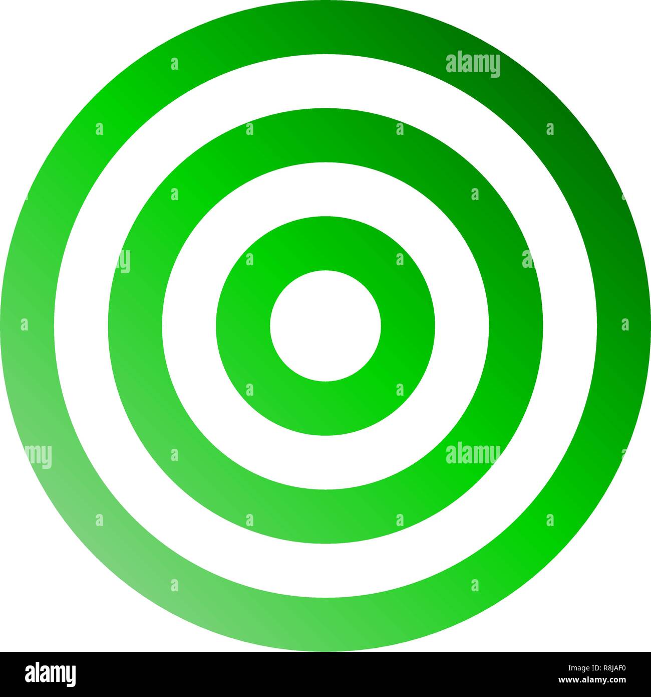 Target sign - green gradient transparent, isolated - vector ...