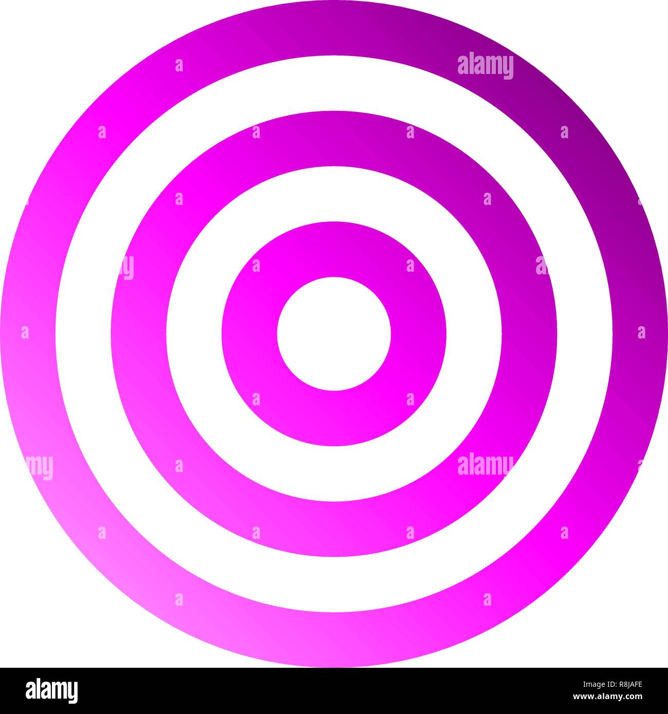 Target sign - purple gradient transparent, isolated - vector ...