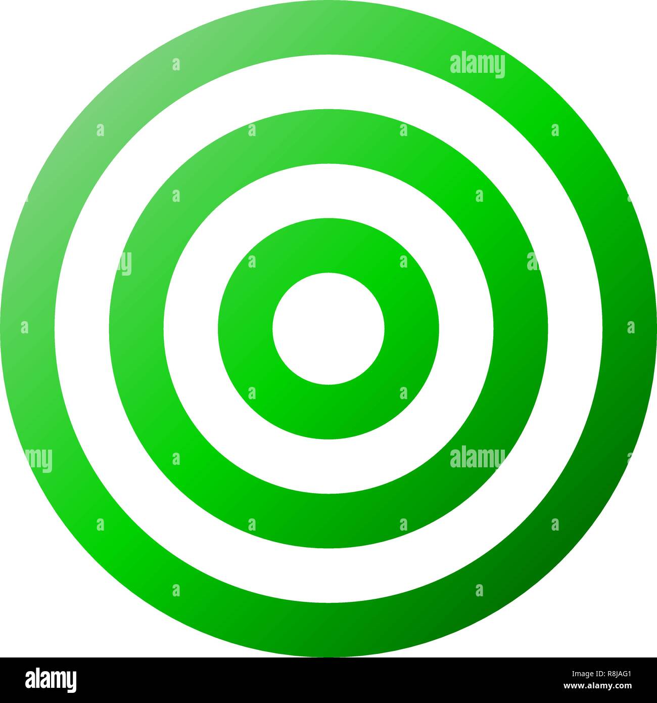 Target sign - green gradient transparent, isolated - vector ...