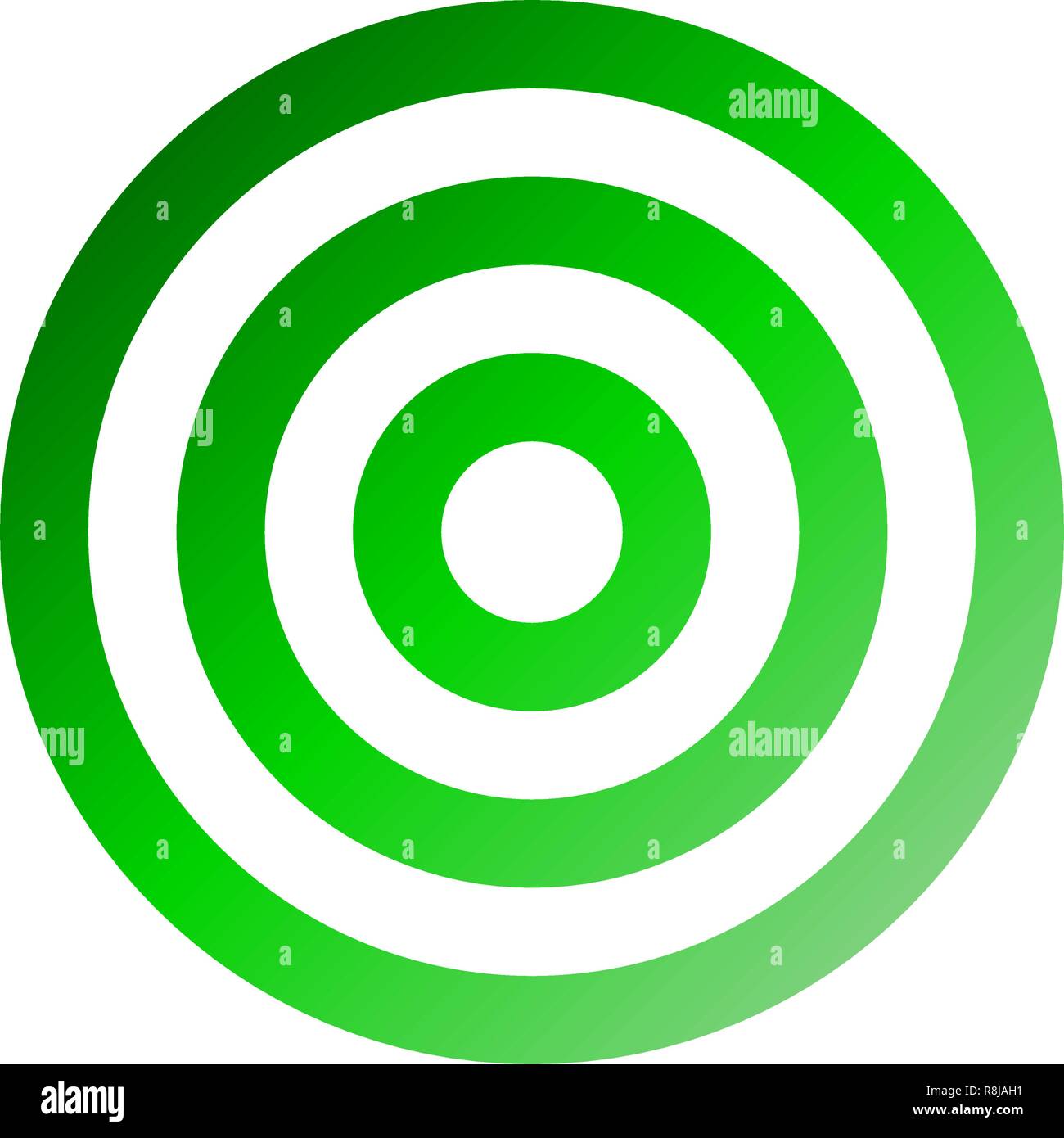 Target sign - green gradient transparent, isolated - vector ...