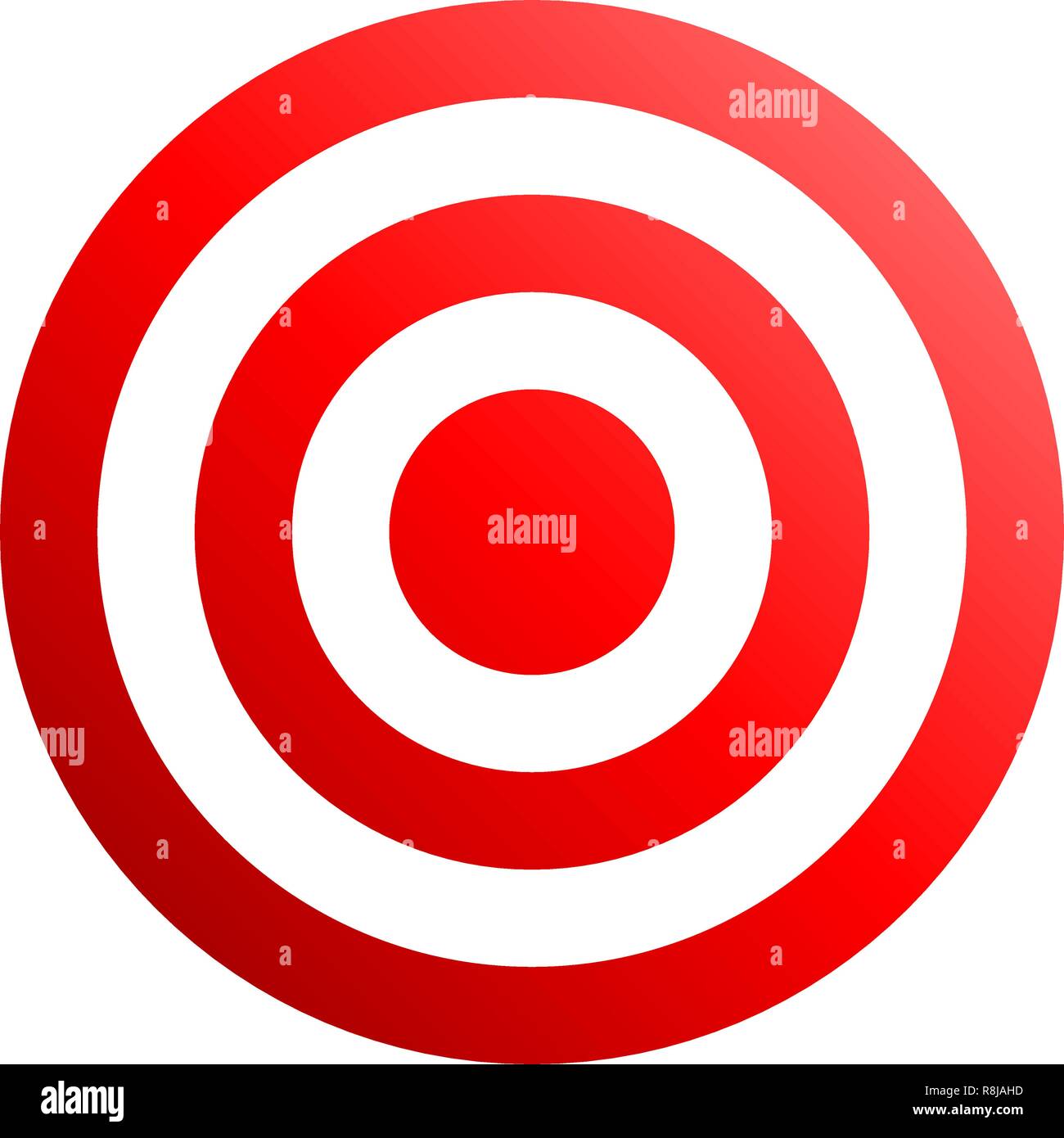 Target sign - red gradient transparent, isolated - vector illustration ...