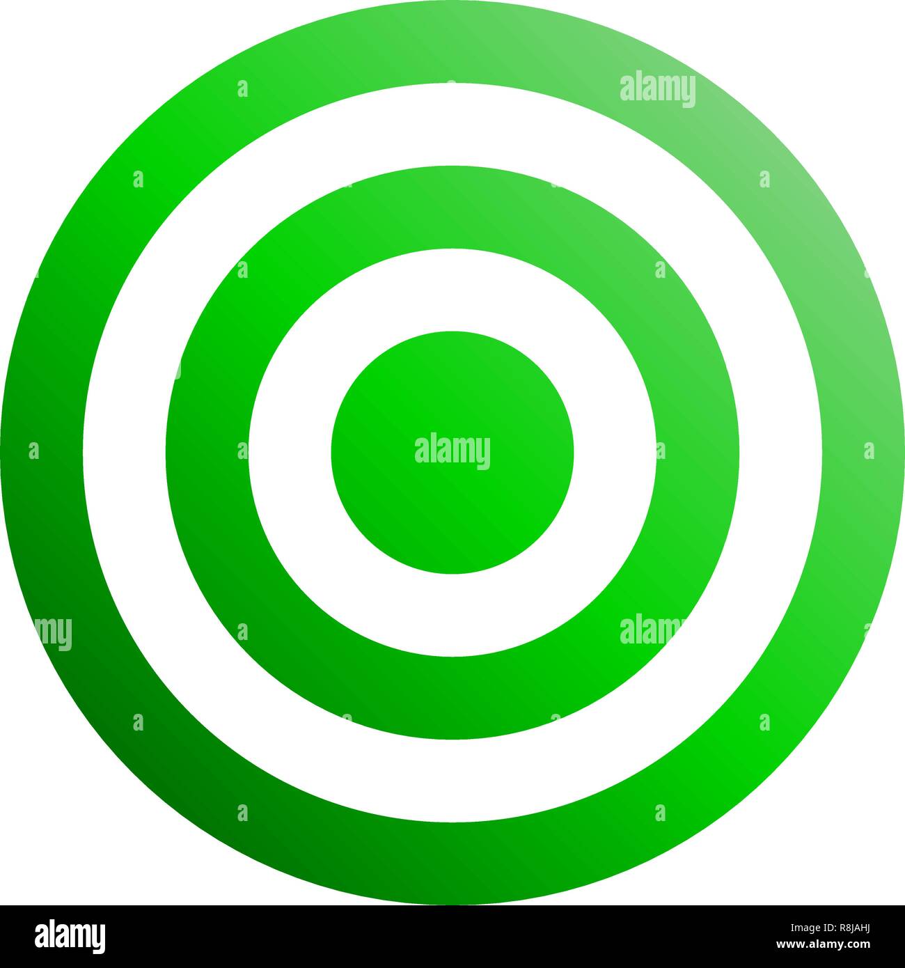 Target sign - green gradient transparent, isolated - vector ...