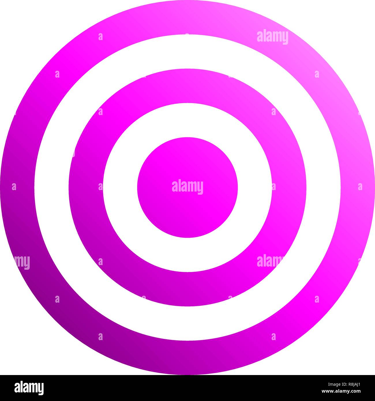 Target sign - purple gradient transparent, isolated - vector ...