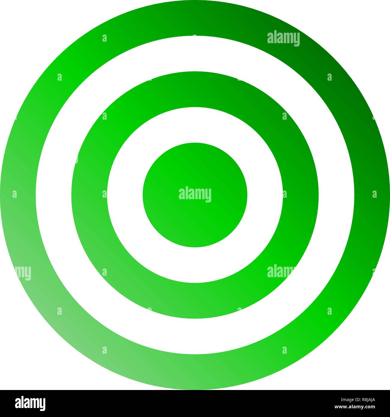 Target sign - green gradient transparent, isolated - vector ...