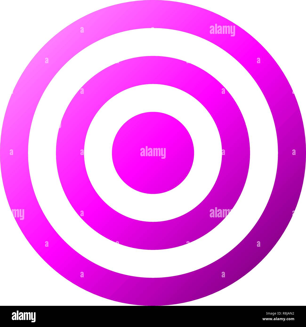 Target sign - purple gradient transparent, isolated - vector ...