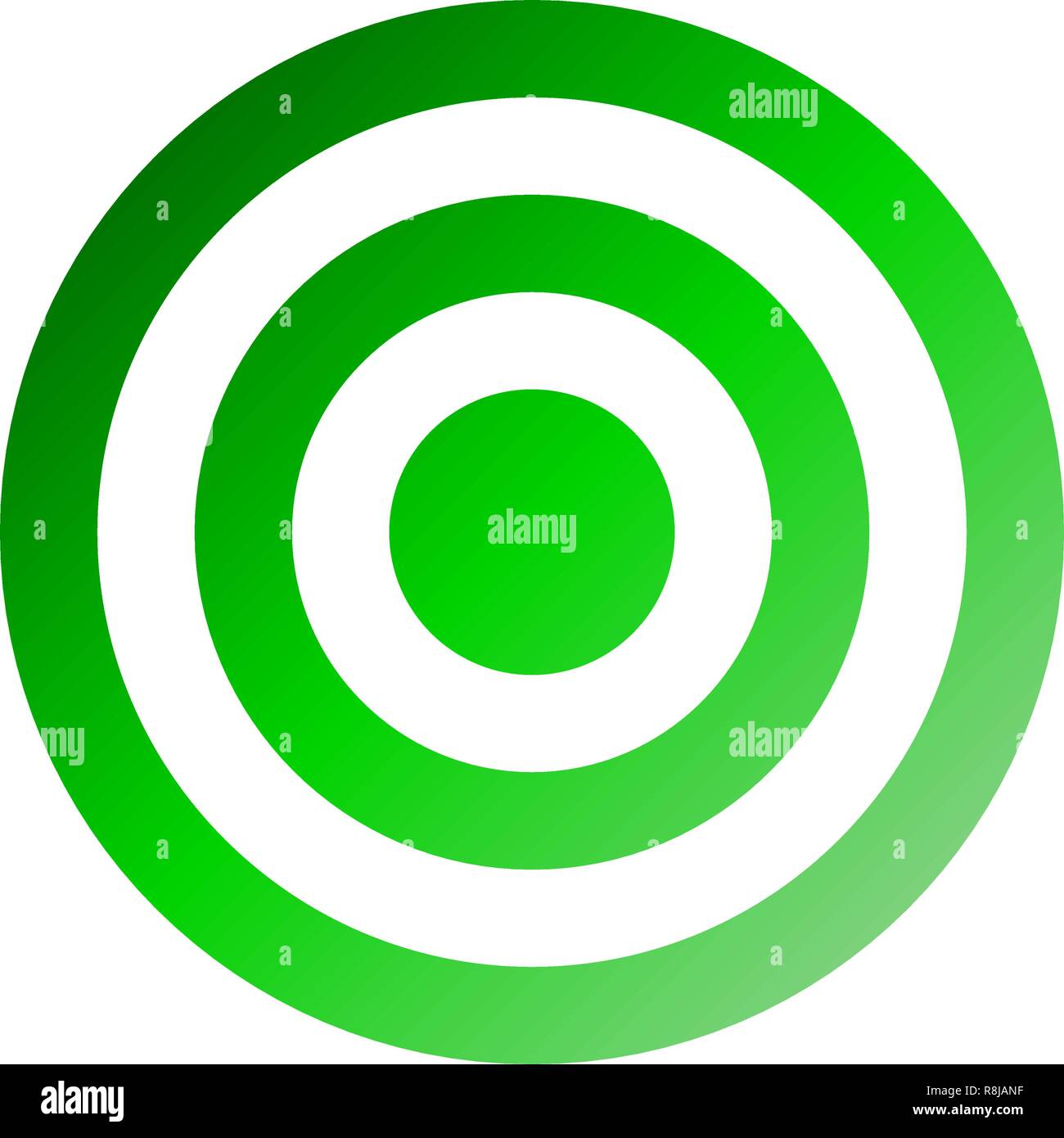 Target sign - green gradient transparent, isolated - vector ...