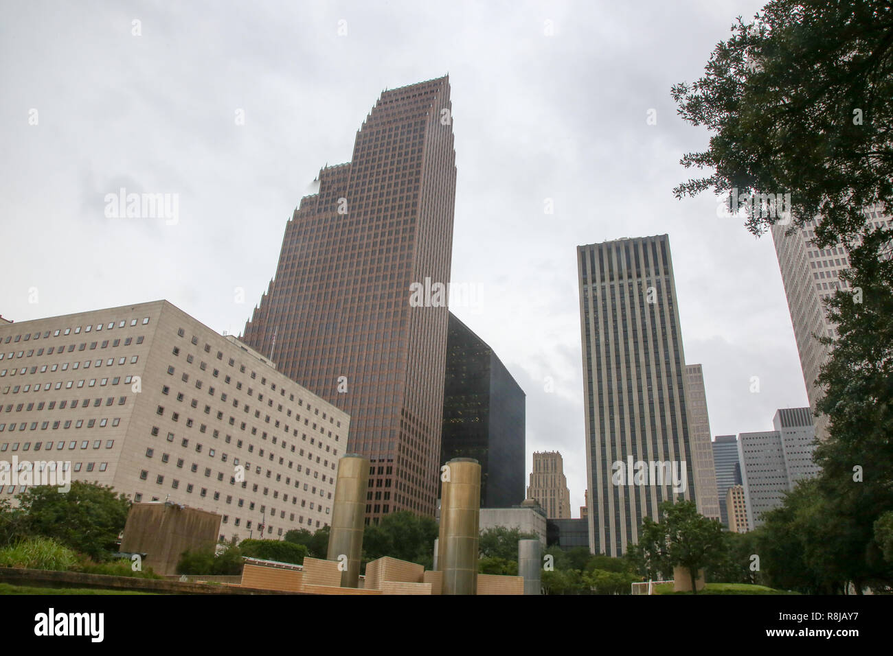 Tranquility Park, Houston, Texas Stock Photo - Alamy