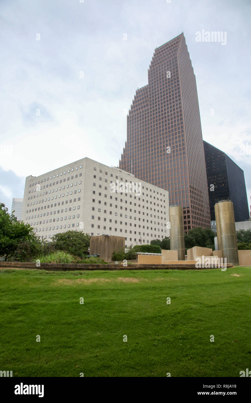 Tranquility Park, Houston, Texas Stock Photo - Alamy
