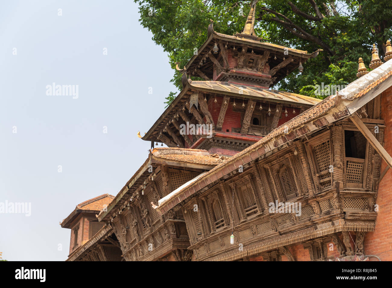Beautiful wooden building in Durbar Square in Kathmandu, Nepal Stock ...