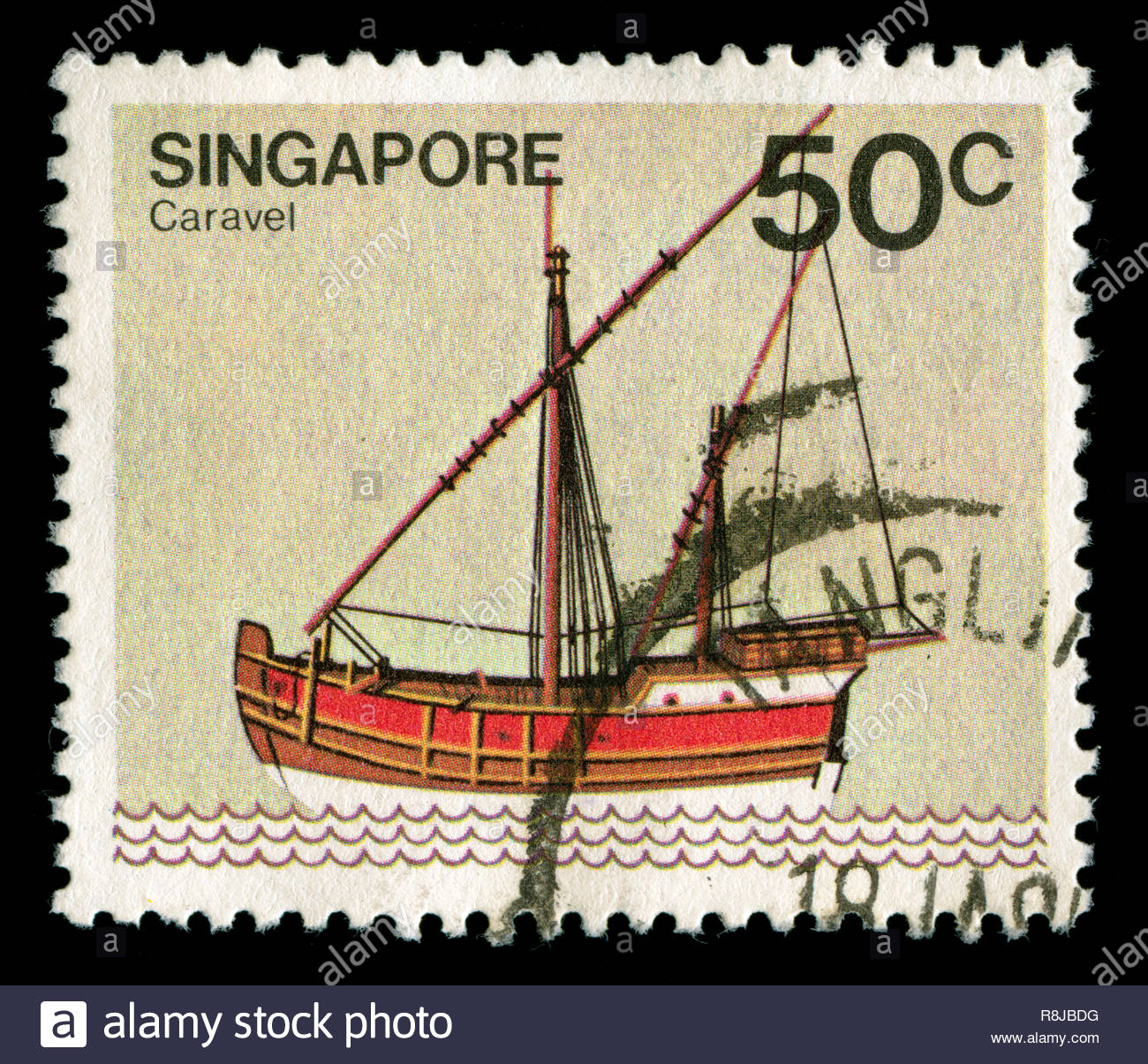 Singapore Postage Stamp Stock Photos & Singapore Postage Stamp Stock ...
