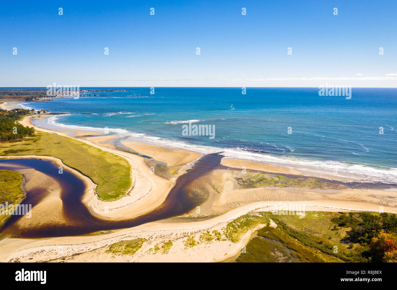Top view bend river hi-res stock photography and images - Alamy