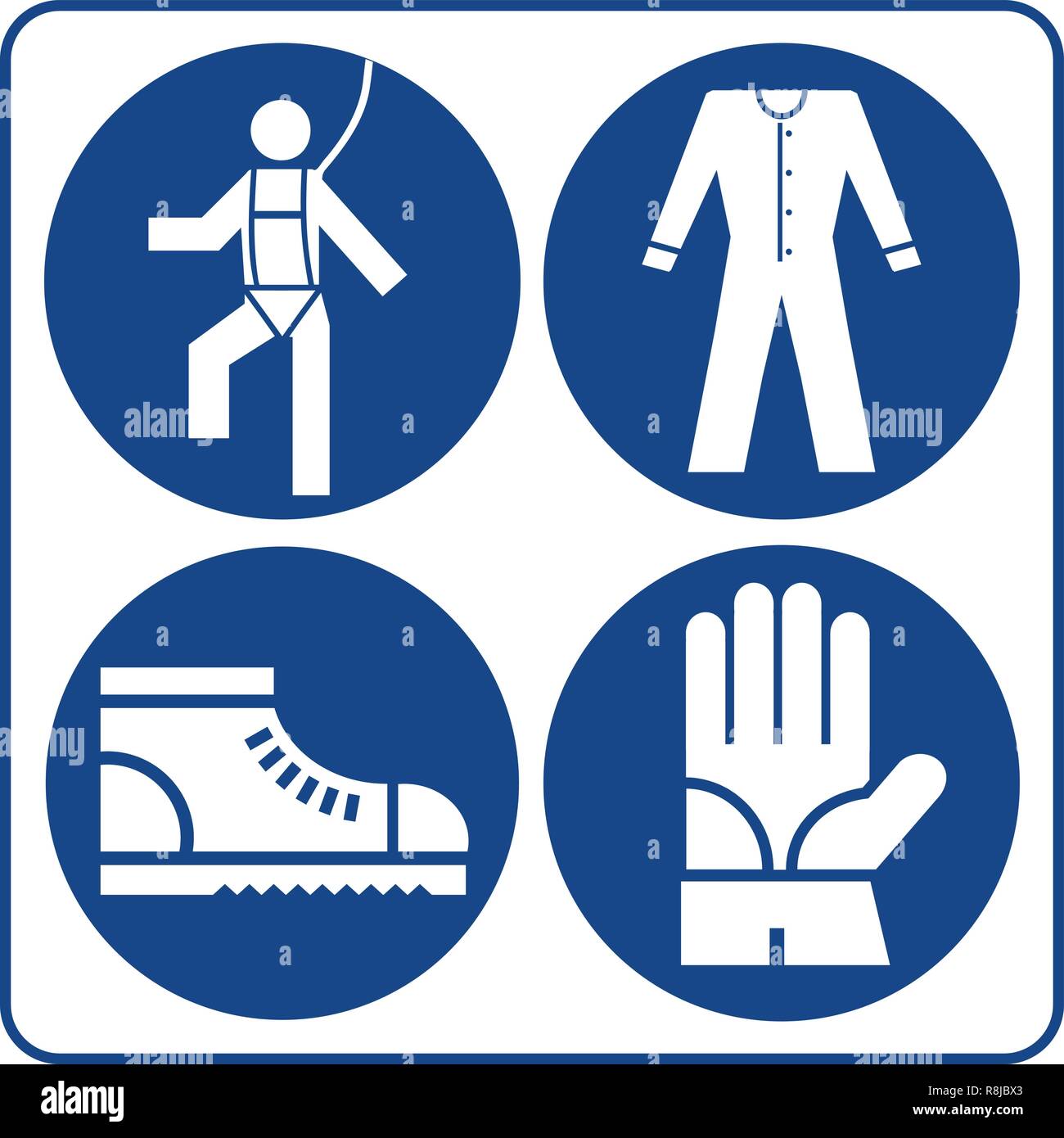 Mandatory helmet symbol hi-res stock photography and images - Alamy