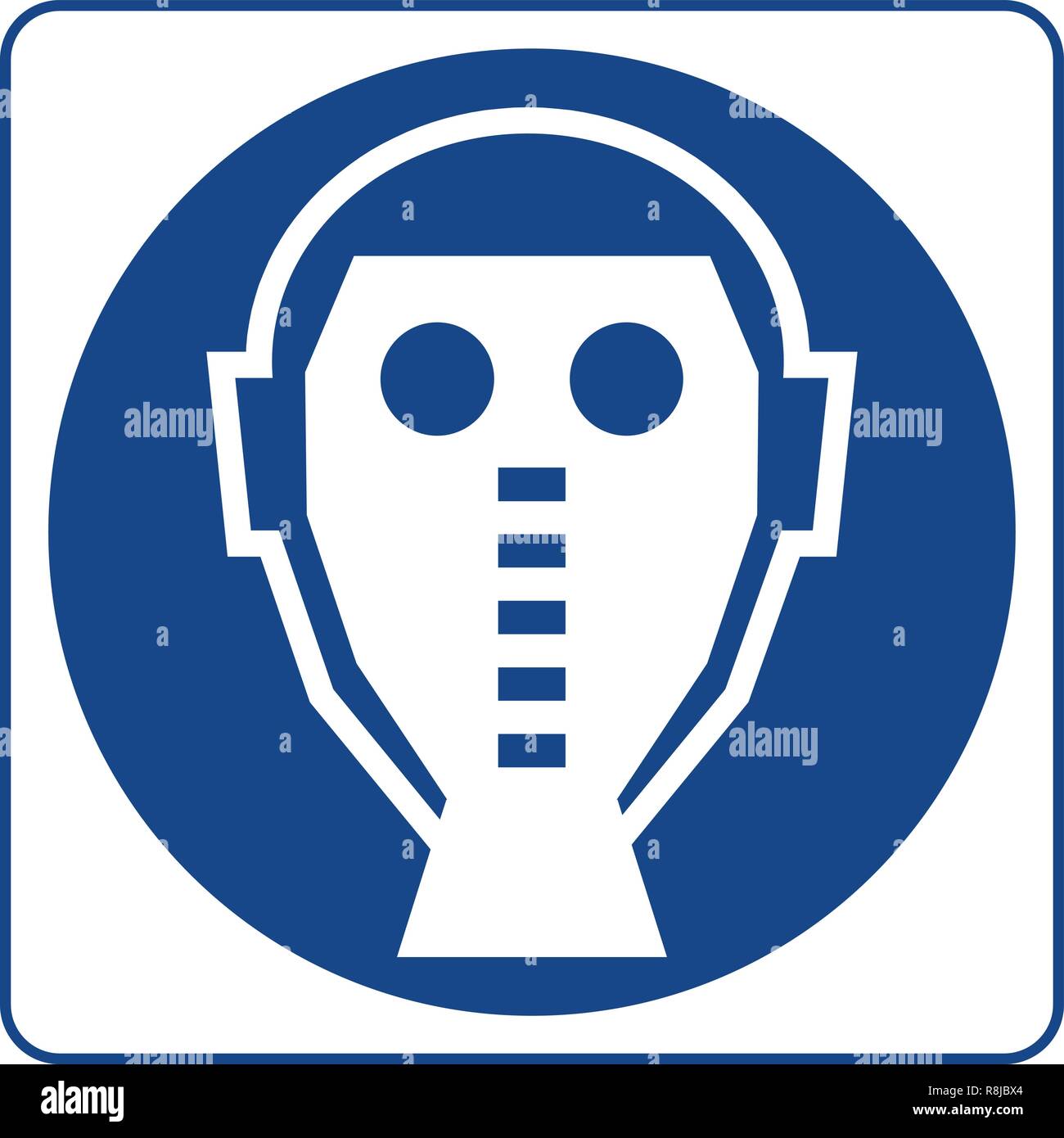 Mandatory Signs - Protective Mask Must Be Worn In This Area Stock ...