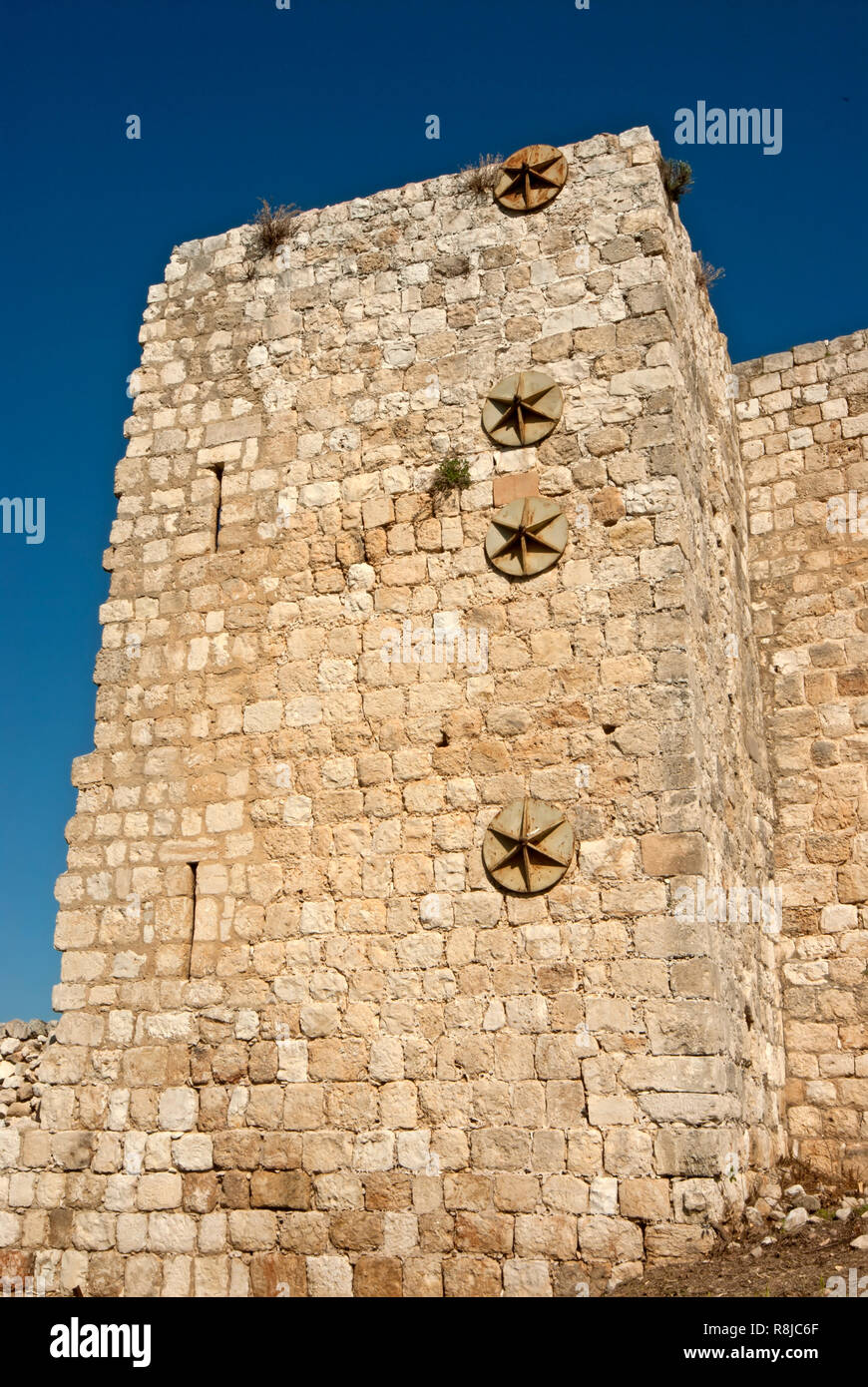 Old fortress, Tel Afek, Israel Stock Photo - Alamy