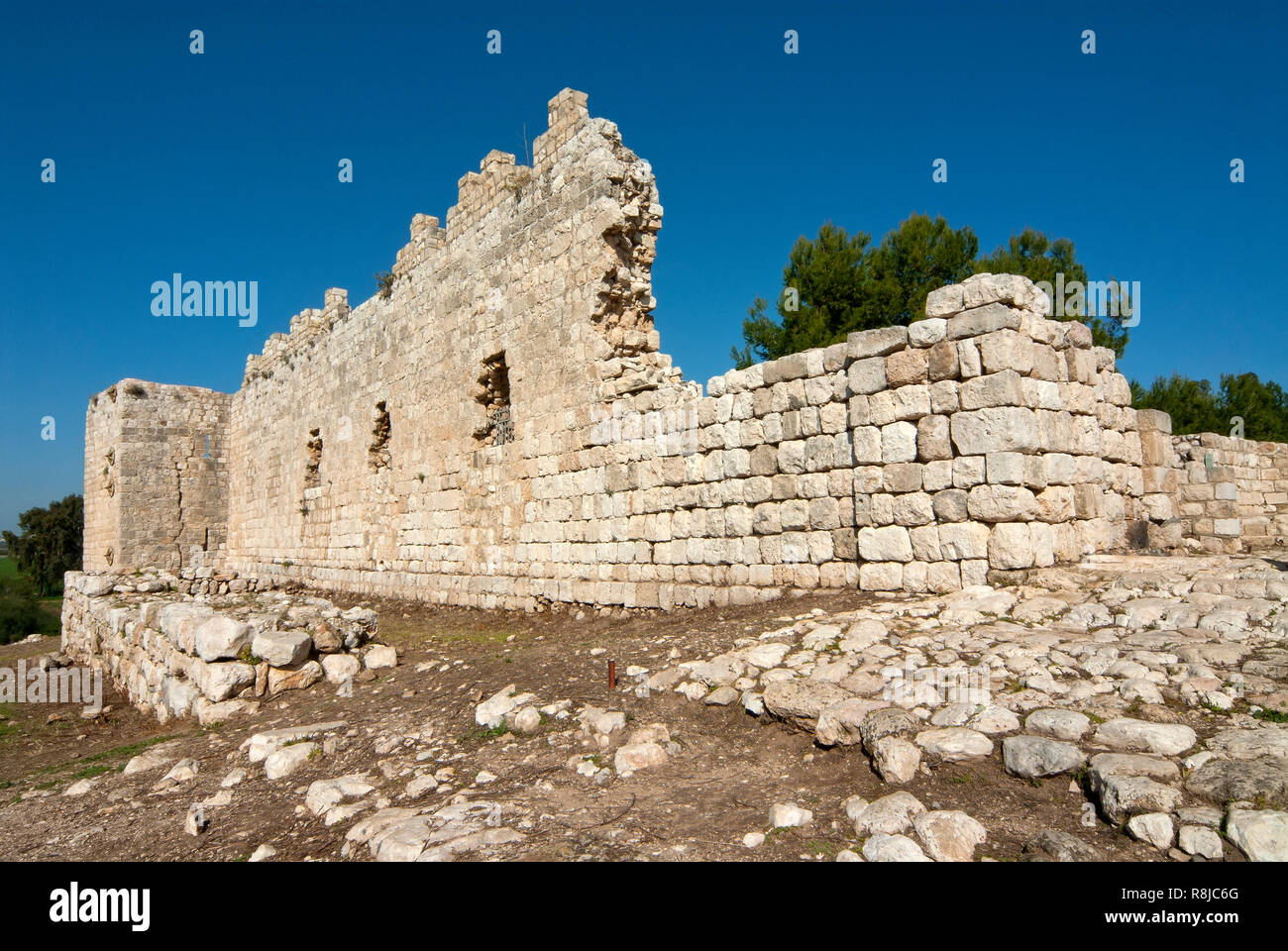 Old fortress, Tel Afek, Israel Stock Photo - Alamy