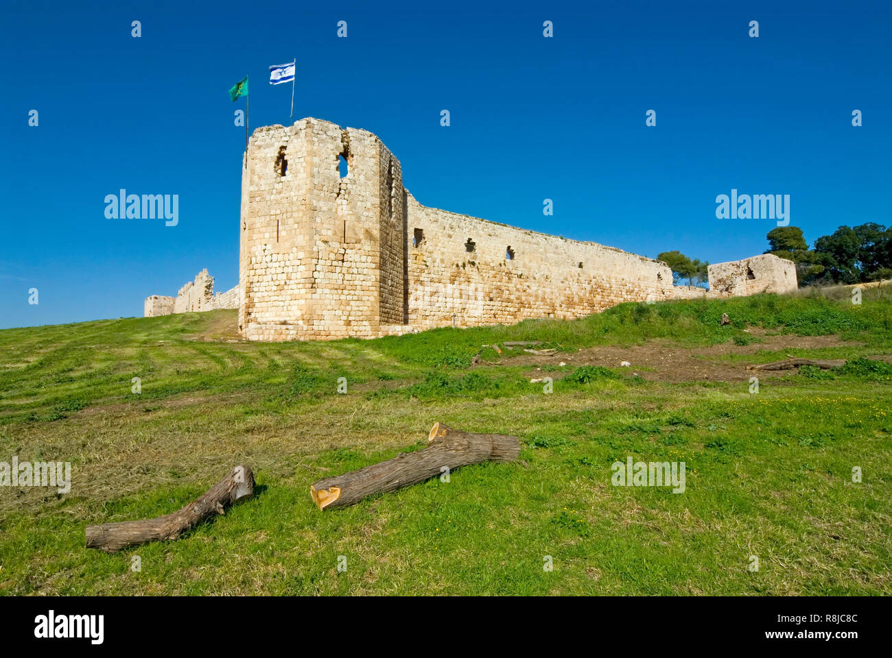Old fortress, Tel Afek, Israel Stock Photo - Alamy