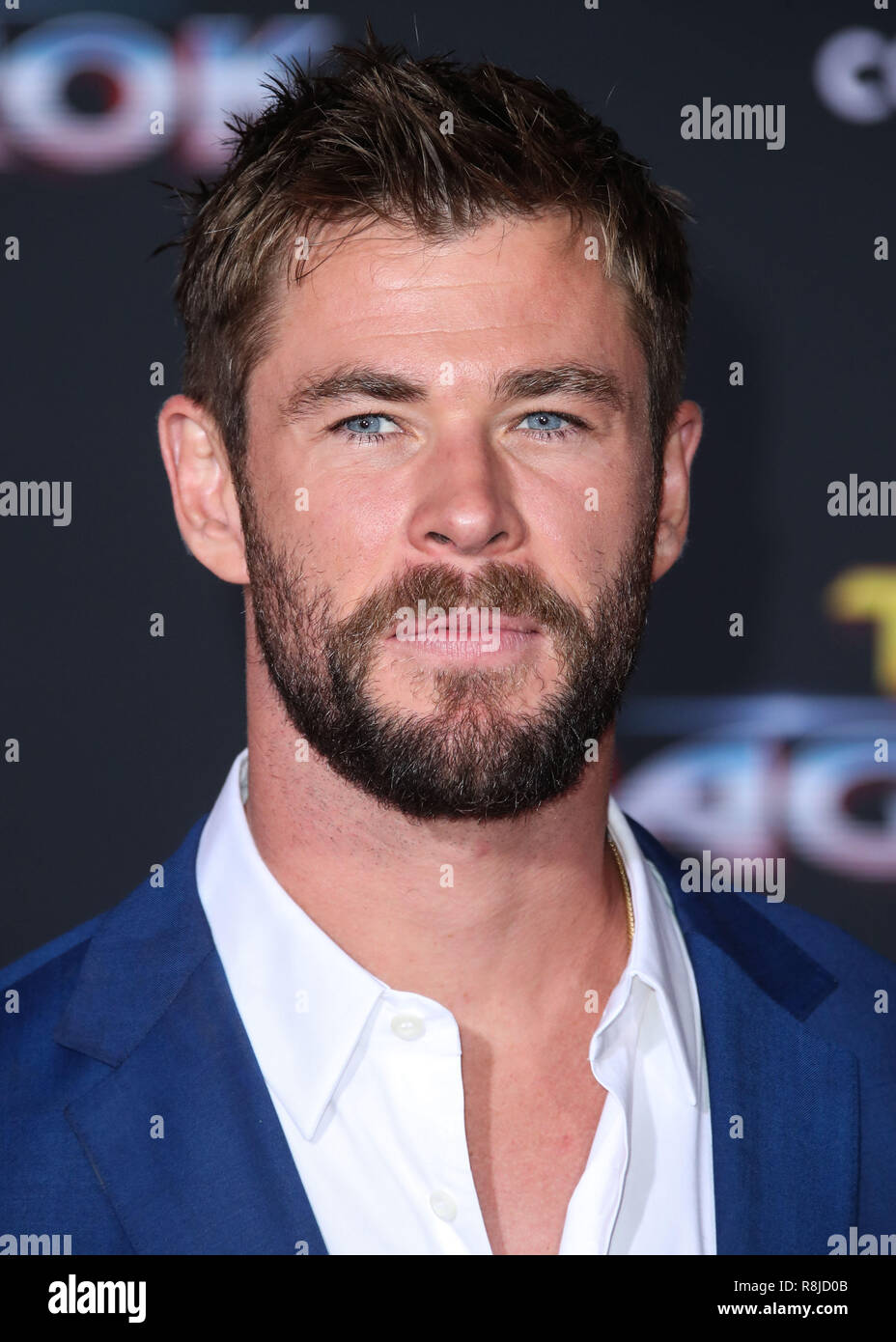 HOLLYWOOD, LOS ANGELES, CA, USA - OCTOBER 10: Actor Chris Hemsworth ...