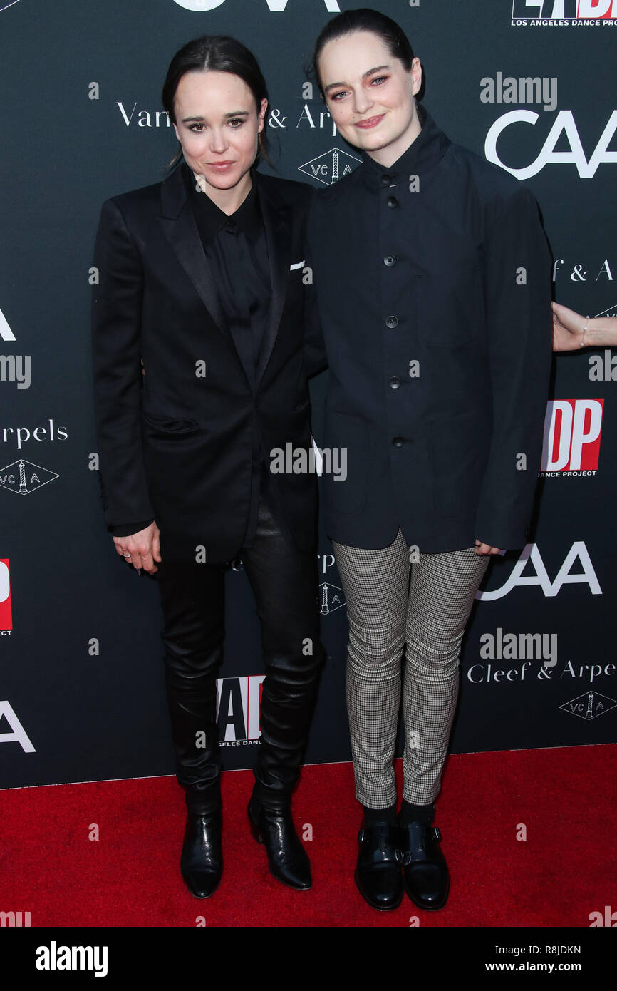 LOS ANGELES, CA, USA - OCTOBER 07: Ellen Page, Emma Portner at the 2017 ...