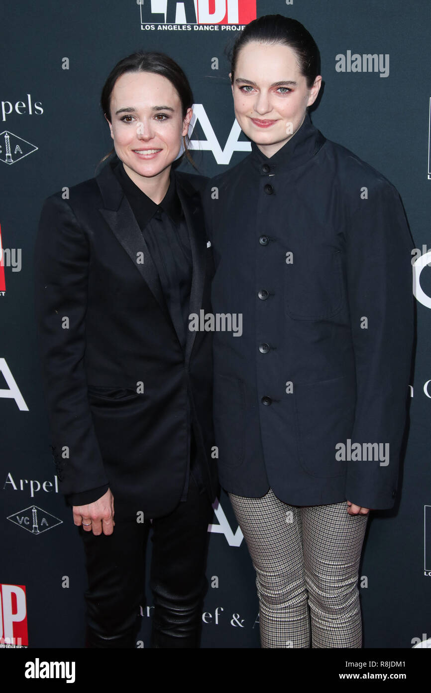 LOS ANGELES, CA, USA - OCTOBER 07: Ellen Page, Emma Portner at the 2017 ...