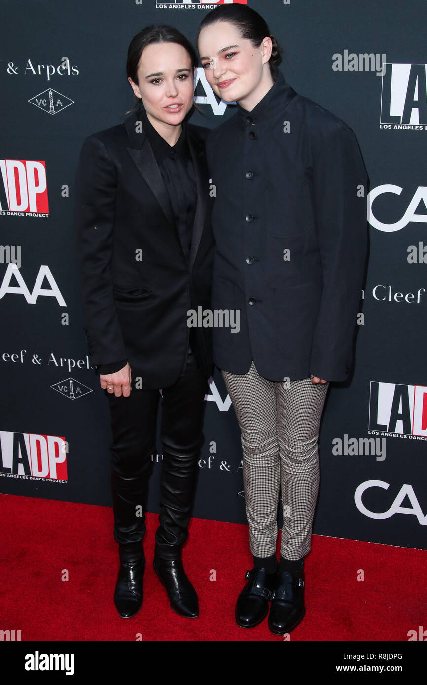 LOS ANGELES, CA, USA - OCTOBER 07: Ellen Page, Emma Portner at the 2017 ...