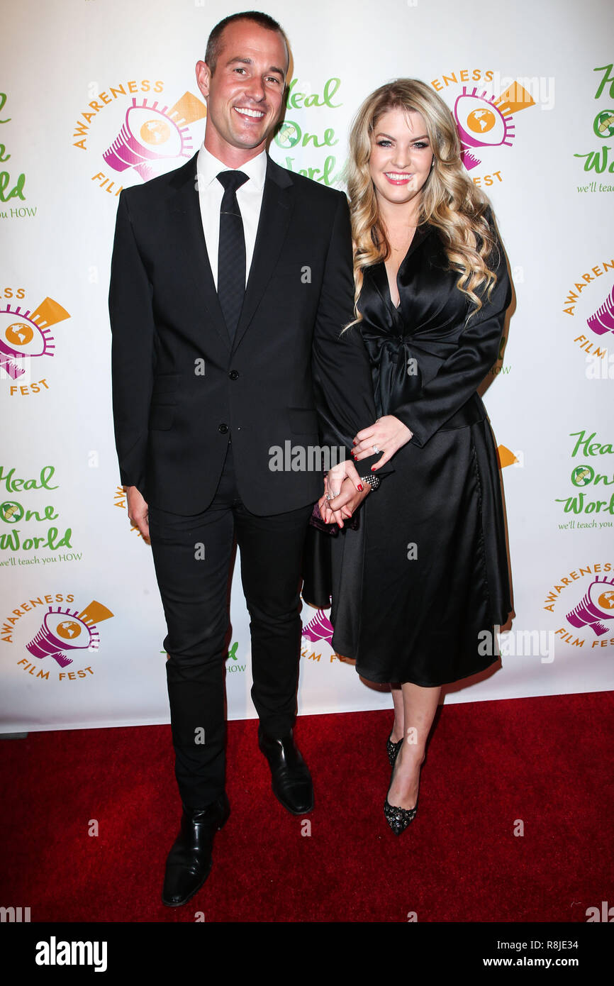 LOS ANGELES, CA, USA - OCTOBER 05: Jason Sabo, Pandora Todd at the 2017 ...