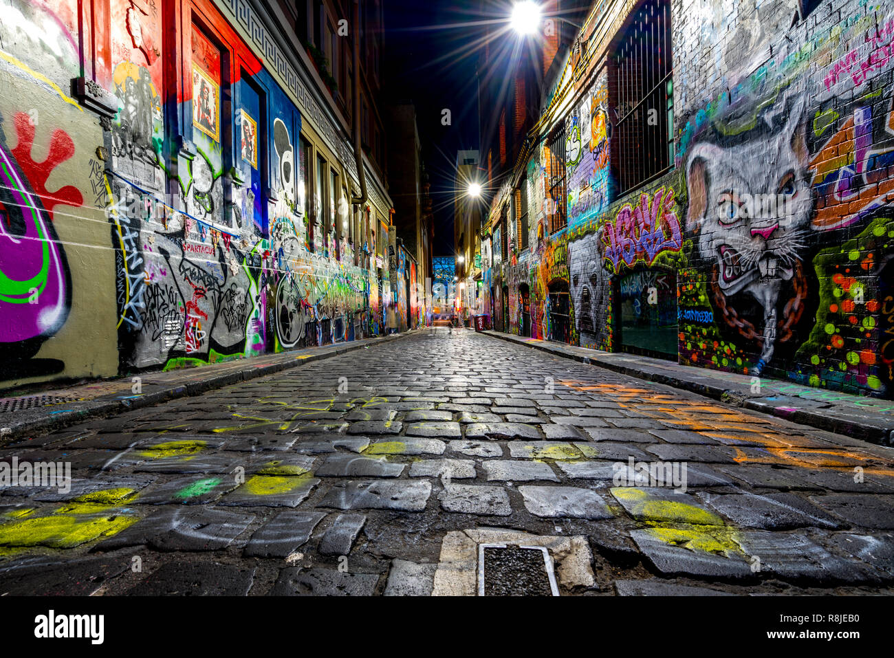 Graffiti lane hi-res stock photography and images - Alamy