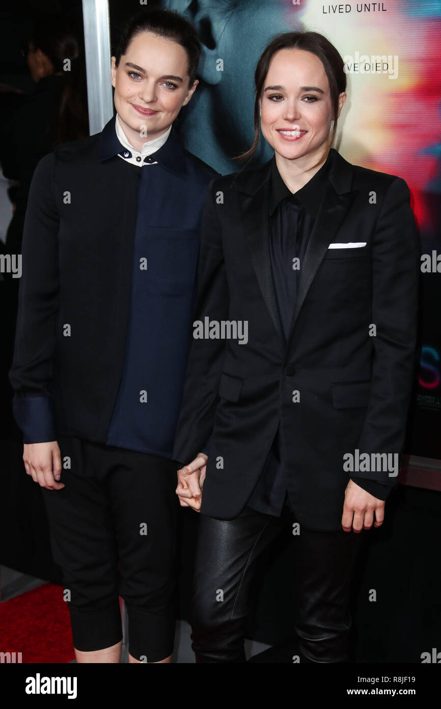 LOS ANGELES, CA, USA - SEPTEMBER 27: Emma Portner, Ellen Page at the ...