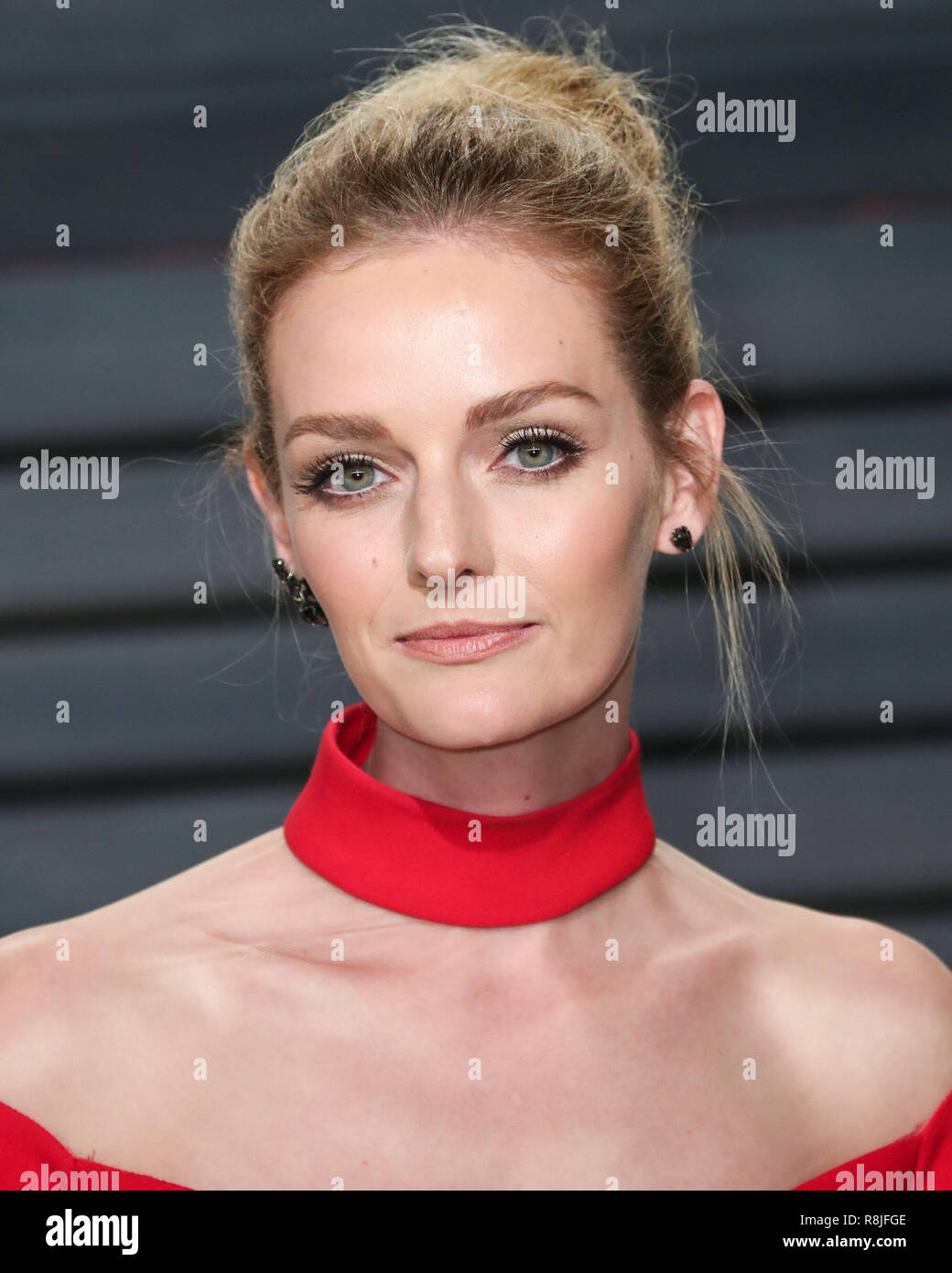 BEVERLY HILLS, LOS ANGELES, CA, USA - FEBRUARY 26: Lydia Hearst arrives ...