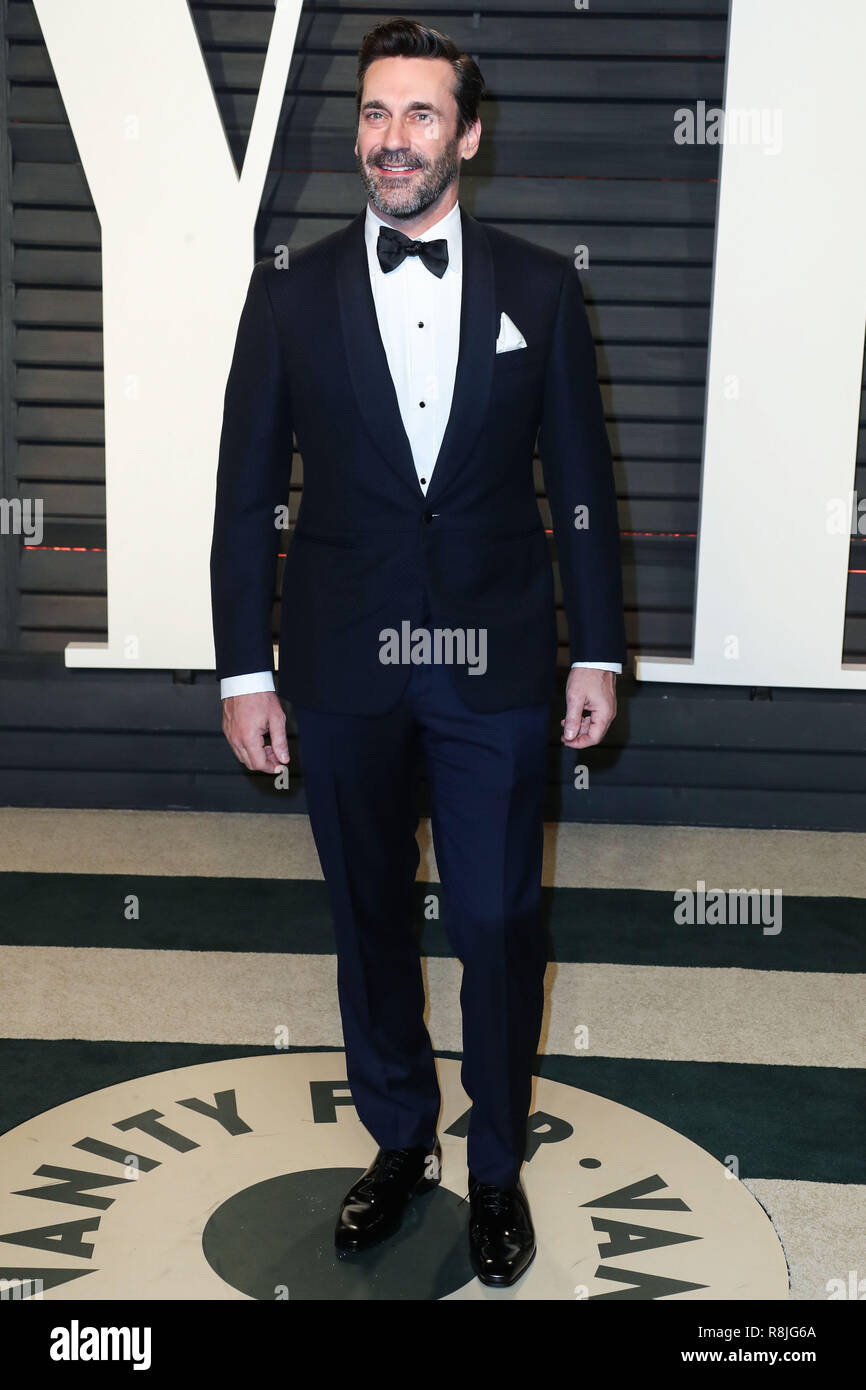 BEVERLY HILLS, LOS ANGELES, CA, USA - FEBRUARY 26: Jon Hamm arrives at ...