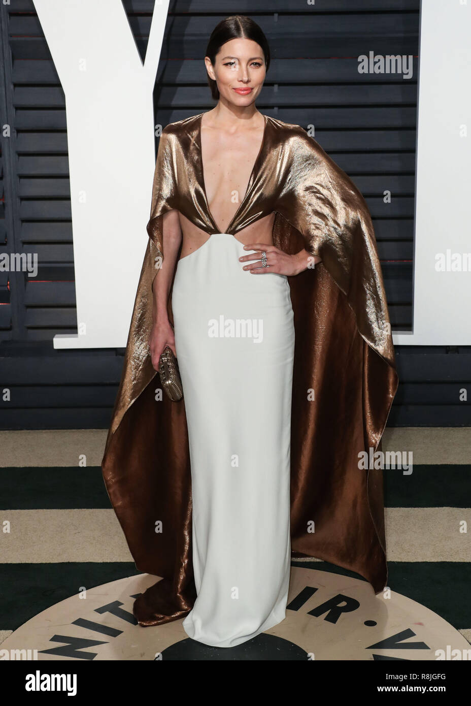 BEVERLY HILLS, LOS ANGELES, CA, USA - FEBRUARY 26: Jessica Biel arrives ...