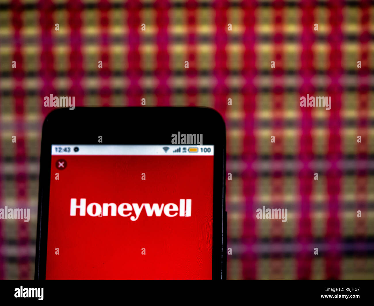 Honeywell Multinational conglomerate company logo seen displayed on ...