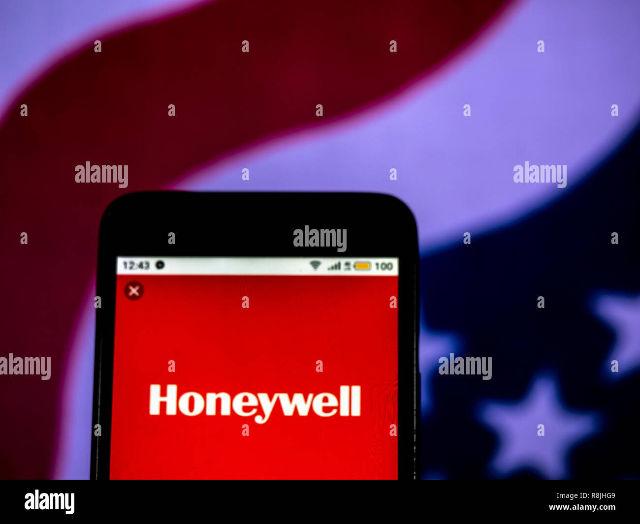 Honeywell Multinational conglomerate company logo seen displayed on ...
