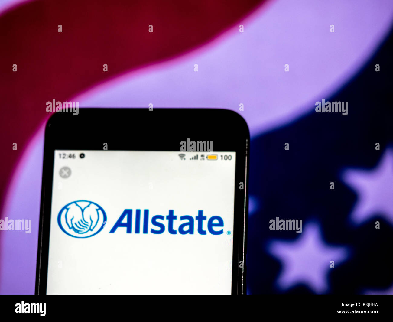Allstate insurance logo hi-res stock photography and images - Alamy