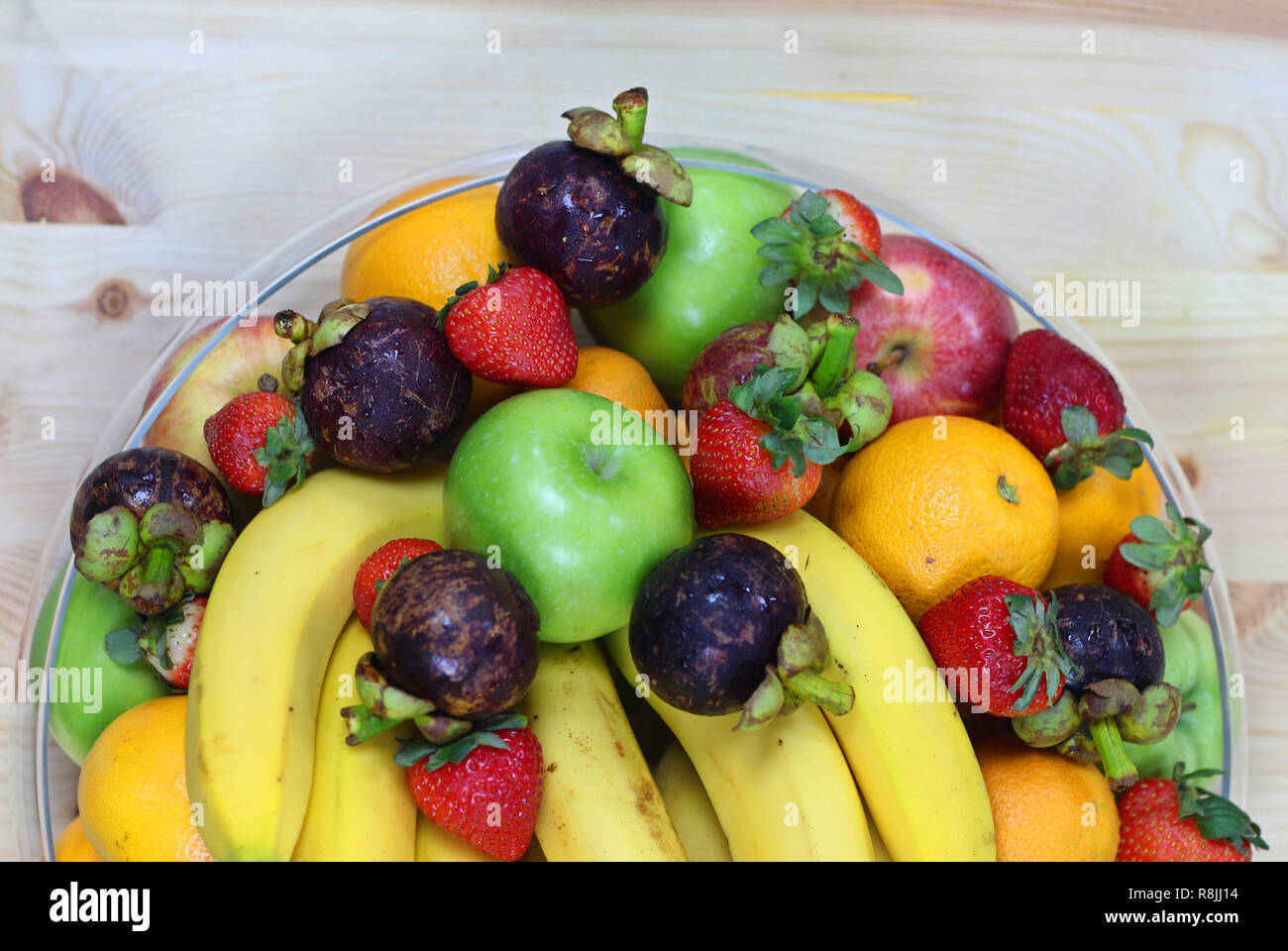 tropical fresh fruits Stock Photo - Alamy