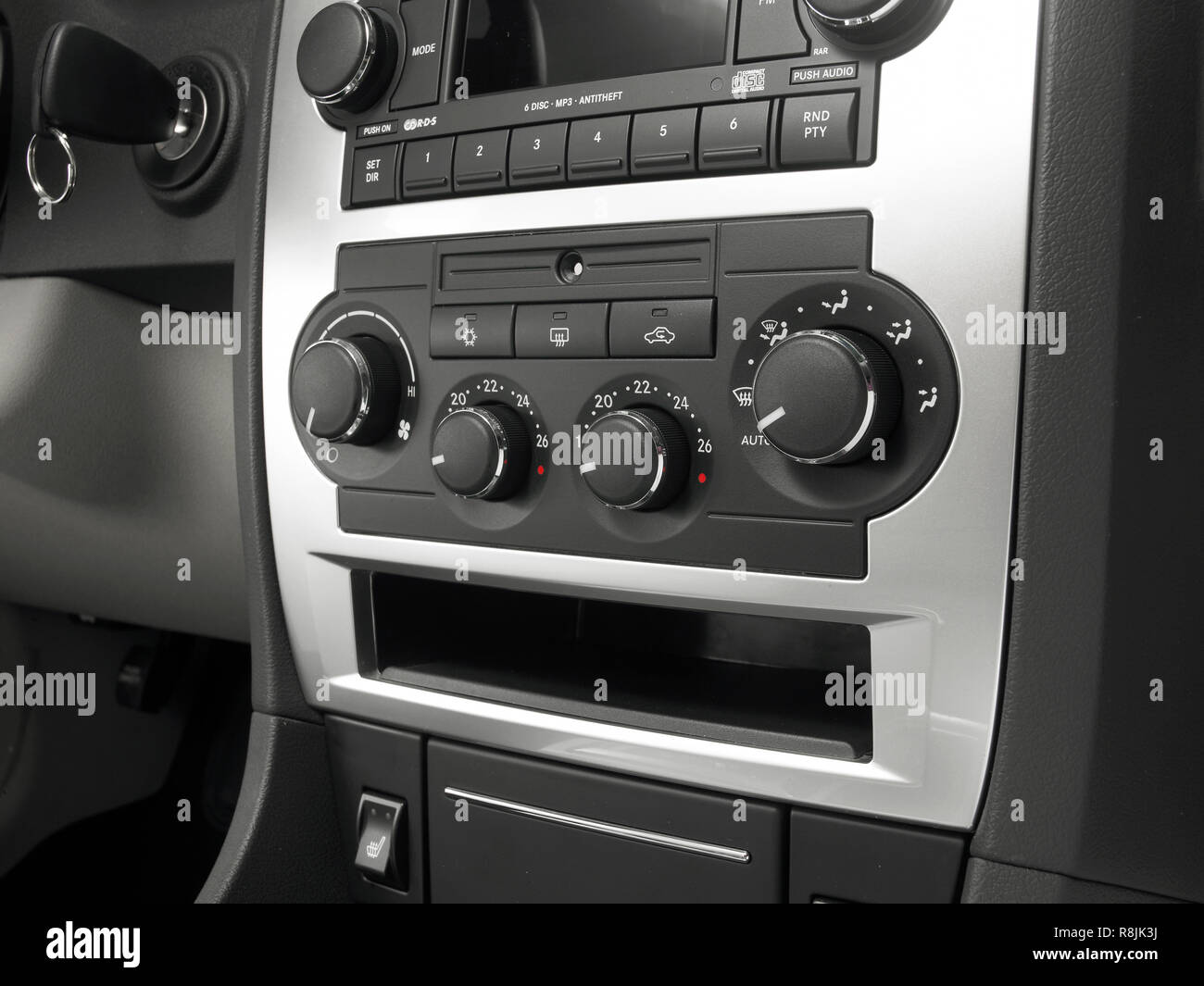 Car Air Conditioning Control Panel Stock Photo - Alamy