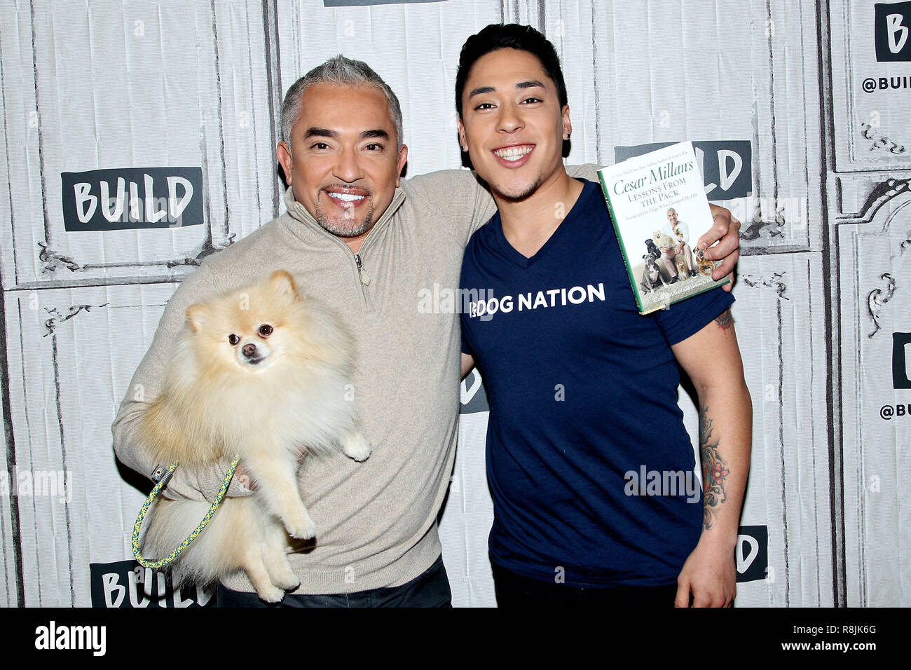 NEW YORK, NY - FEBRUARY 17: Cesar Millan and Andrew Millan attend Build ...