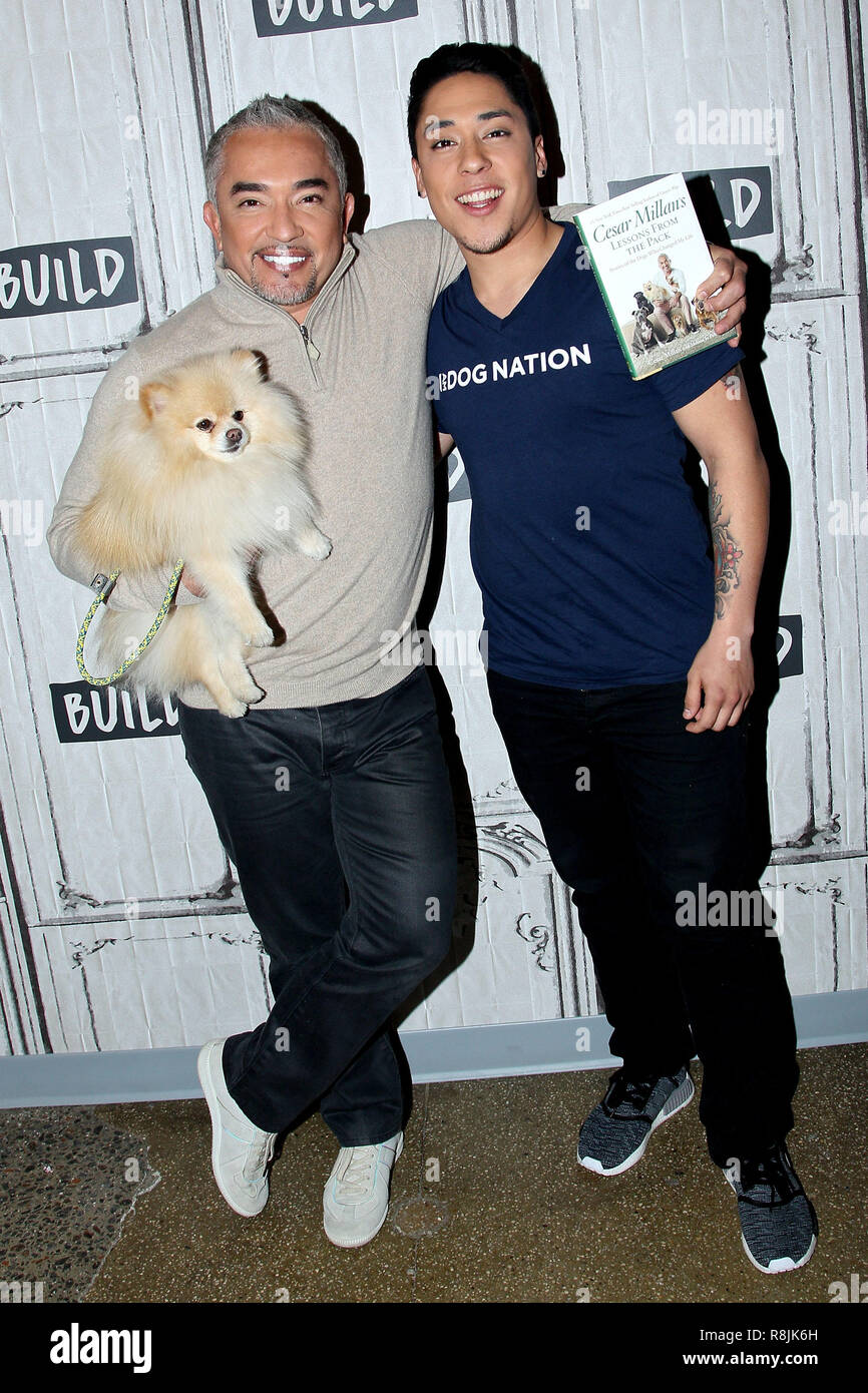 NEW YORK, NY - FEBRUARY 17: Cesar Millan and Andrew Millan attend Build ...