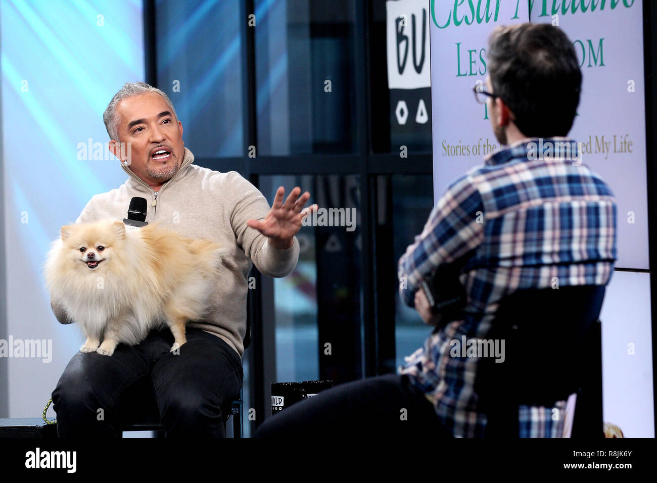 NEW YORK, NY - FEBRUARY 17: Cesar Millan attends Build Series to ...