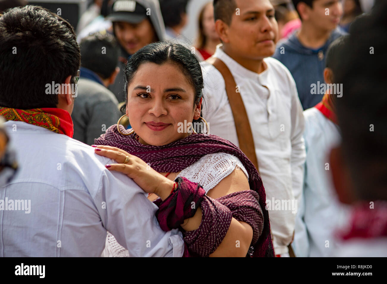 Mexican woman dancing hi-res stock photography and images - Alamy