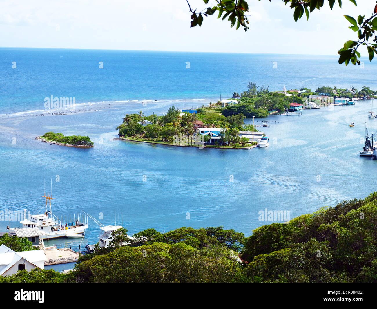 Amazing Scenery, Oak Ridge Point, Roatan Stock Photo - Alamy