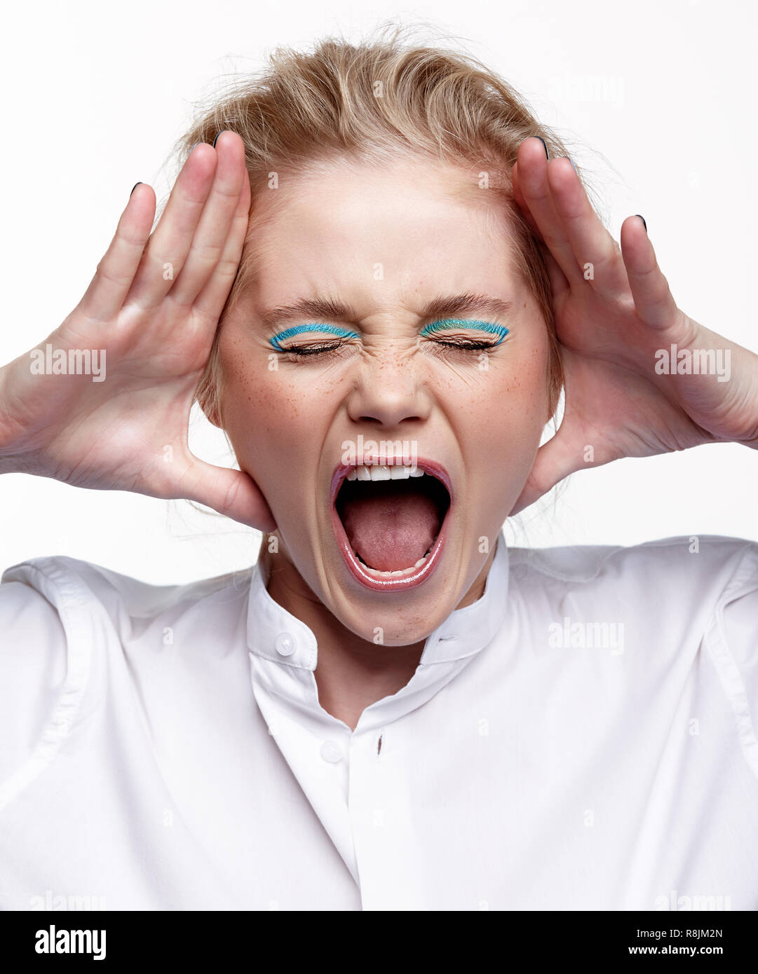 Get your scream on hi-res stock photography and images - Alamy