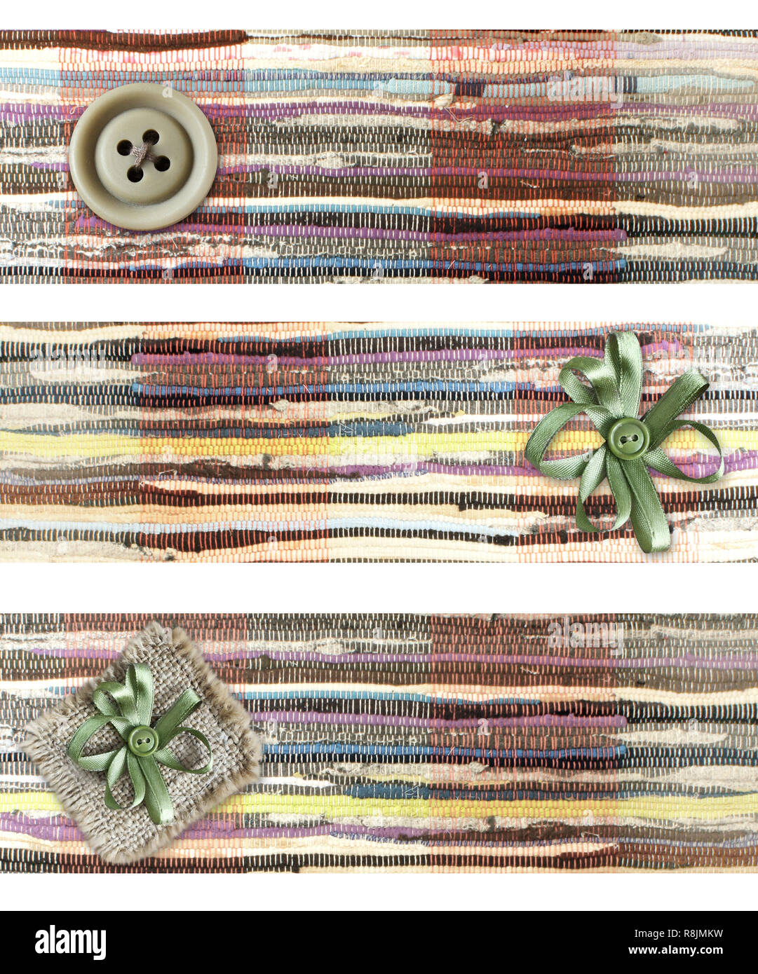 Collection of banners in handmade style Stock Photo - Alamy