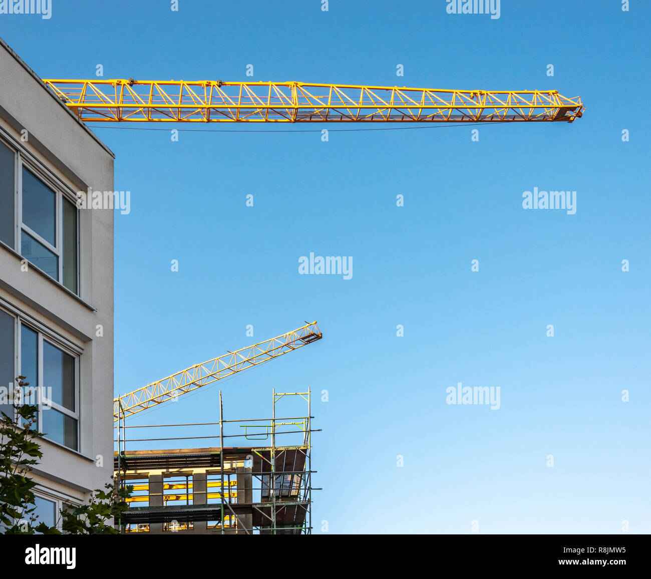 Large construction site for a branch at Phoenix Lake Stock Photo - Alamy