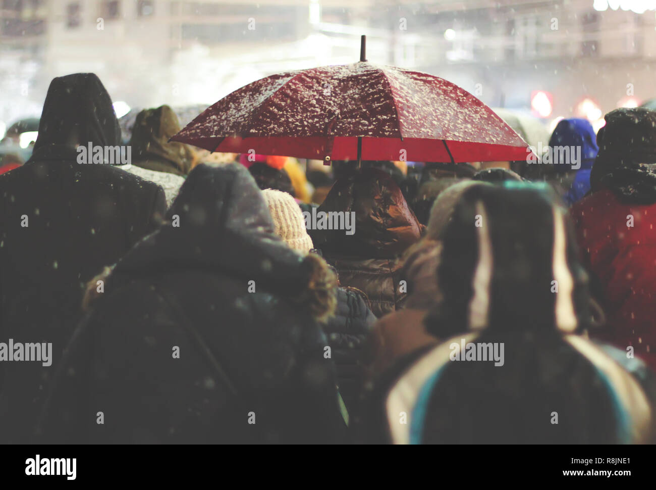 Umbrella protest movement hi-res stock photography and images - Alamy