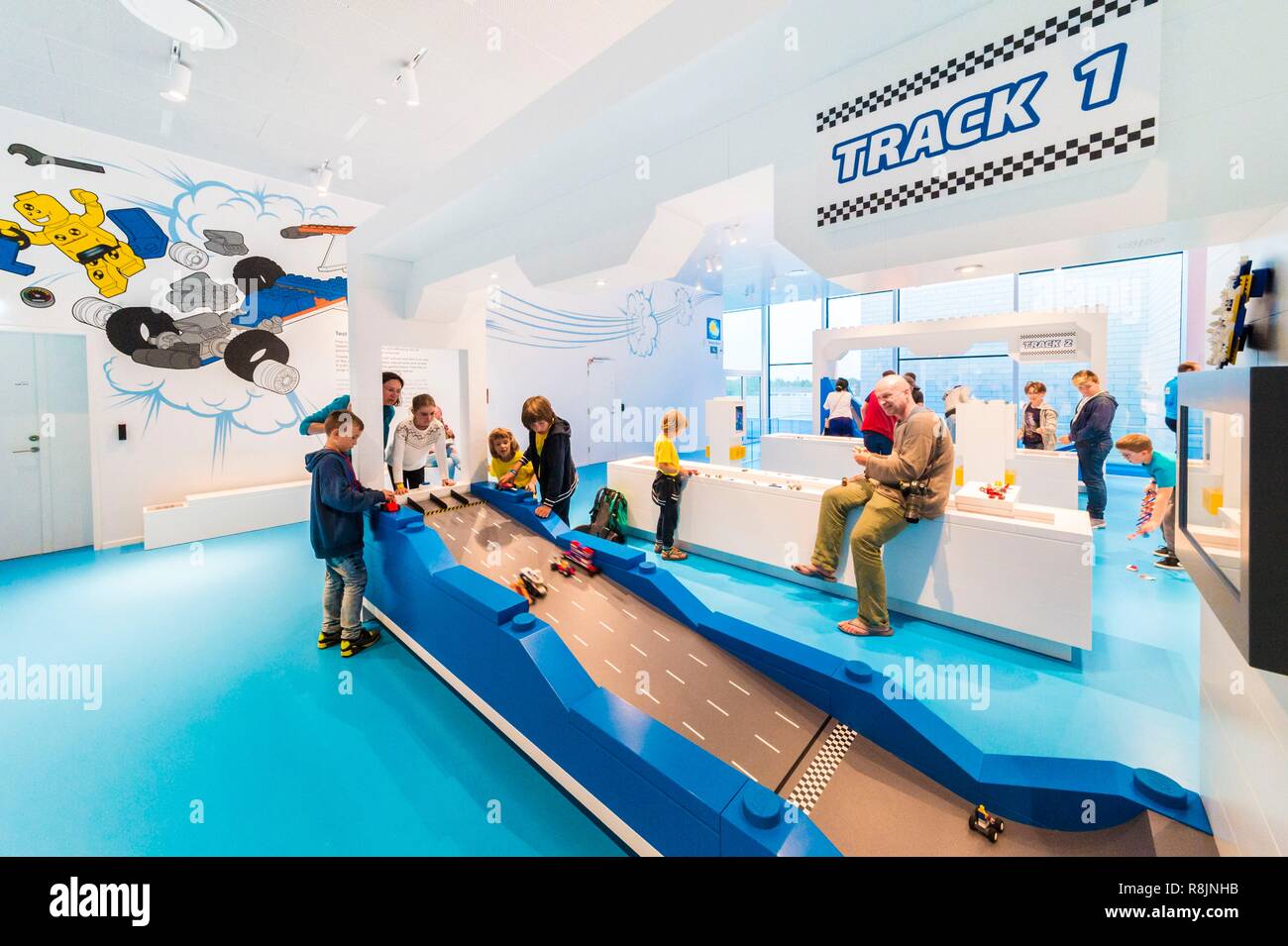 Denmark, Jutland, Billund, Lego® House is the Lego® experimental center ...