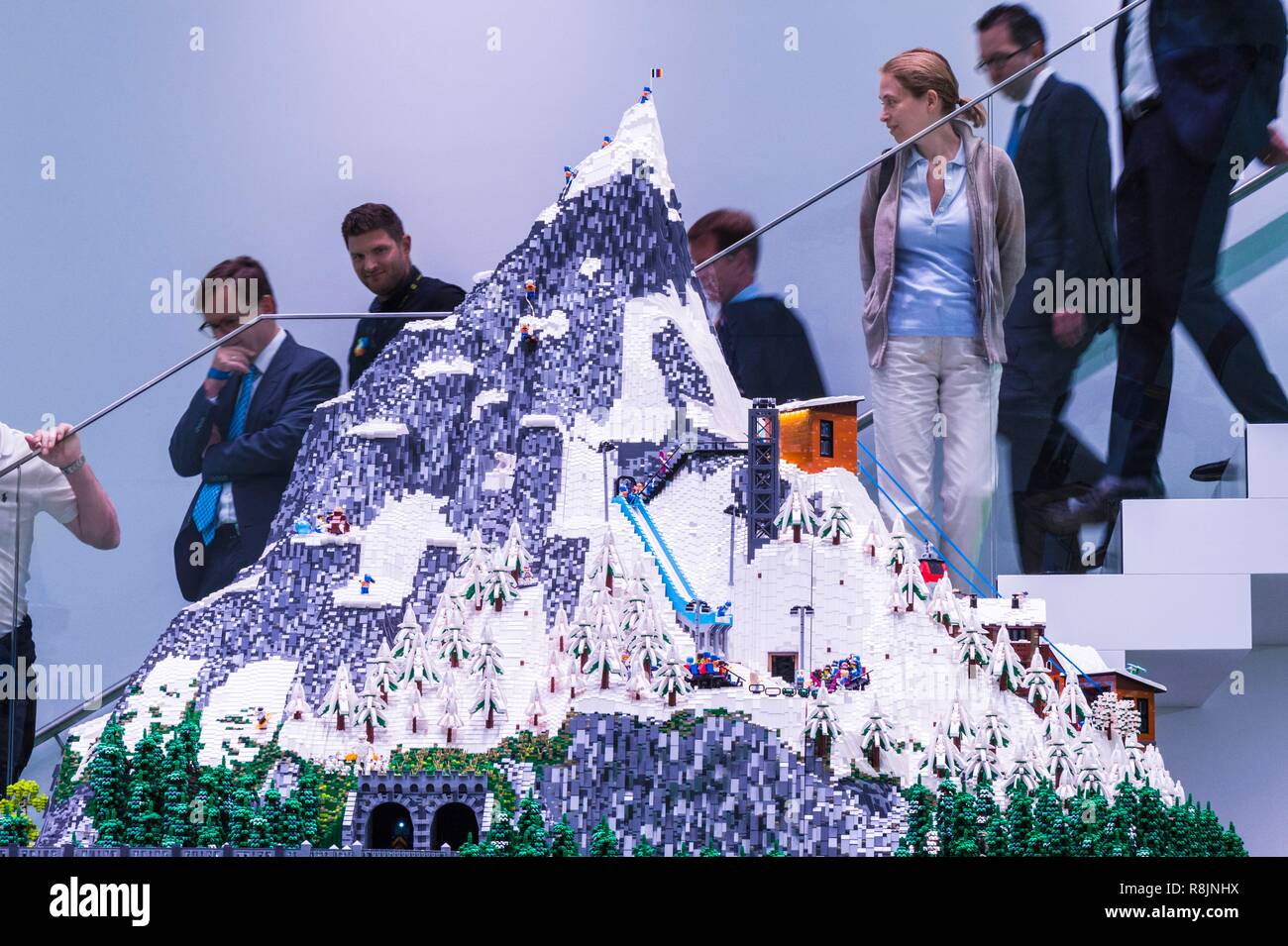 Denmark, Jutland, Billund, Lego® House is the Lego® experimental center ...