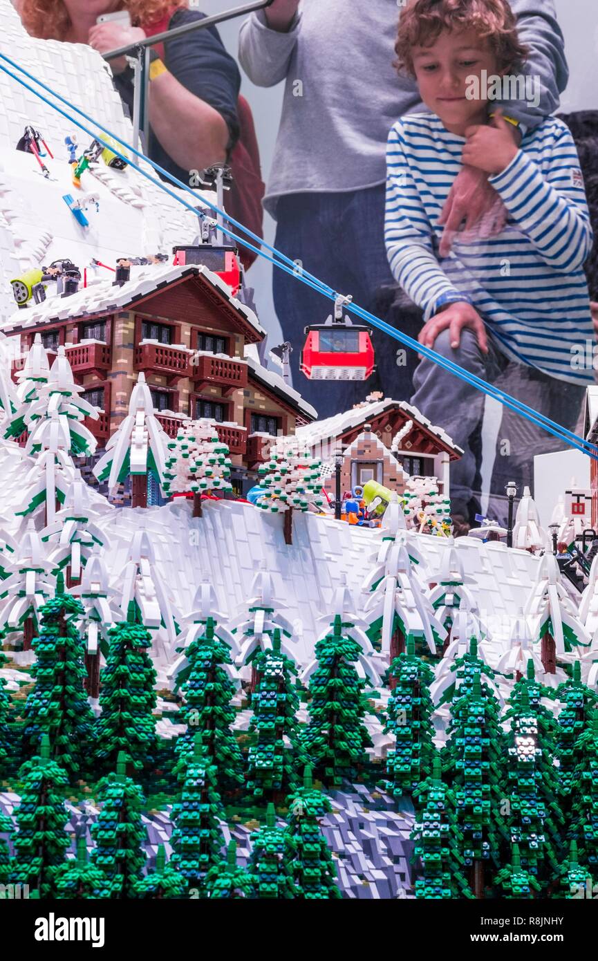 Denmark, Jutland, Billund, Lego® House is the Lego® experimental center ...