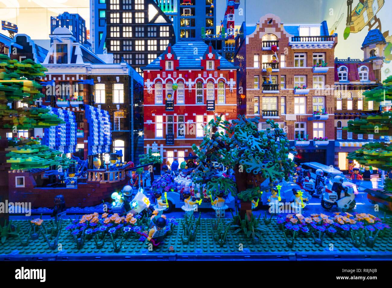 Denmark, Jutland, Billund, Lego® House is the Lego® experimental center ...