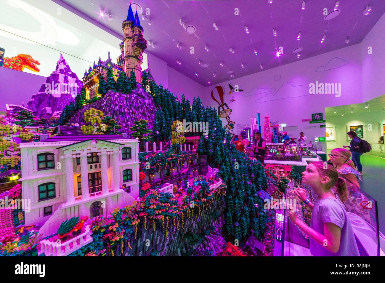 Denmark, Jutland, Billund, Lego® House is the Lego® experimental center ...